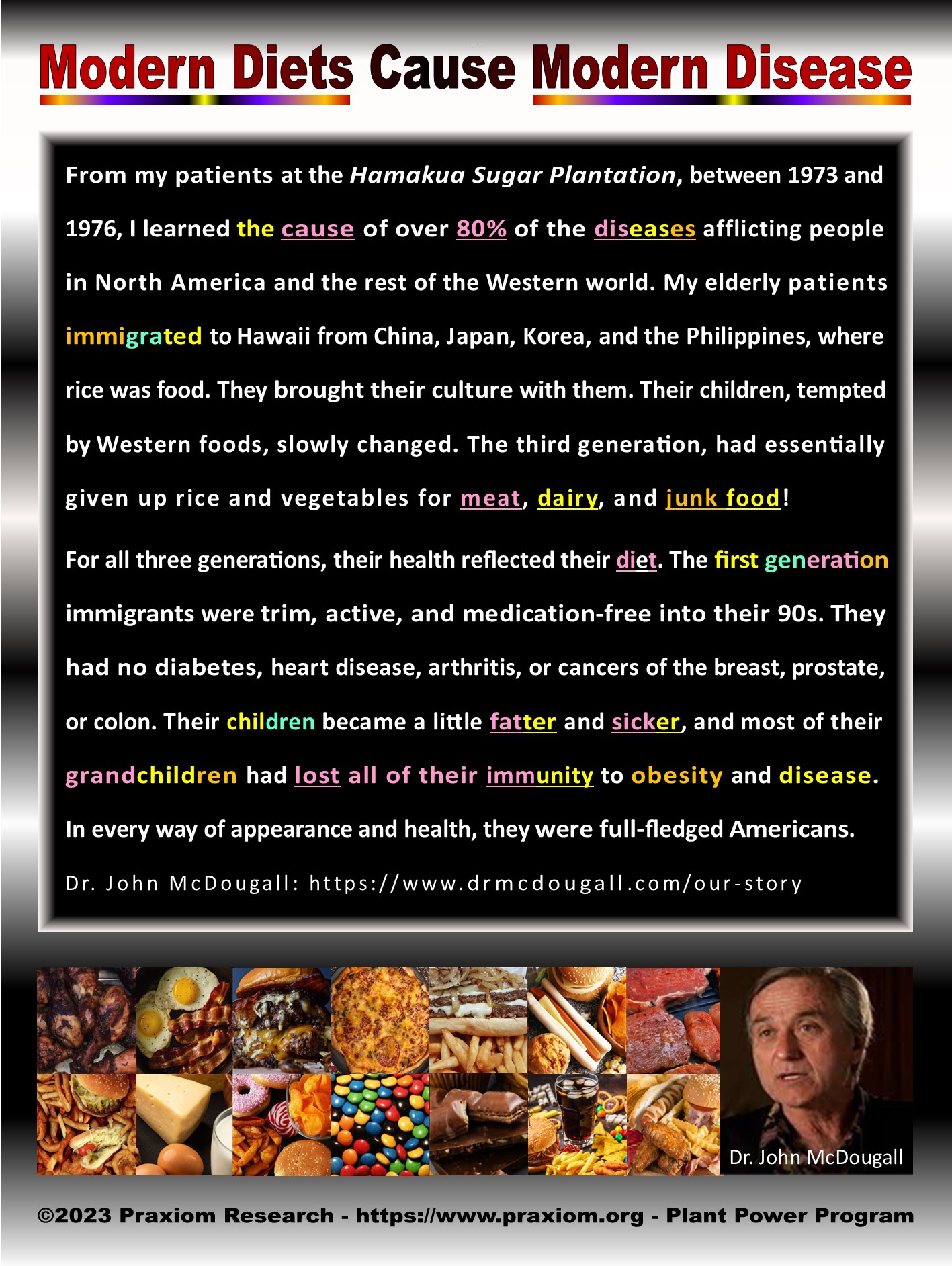 Modern Diets Cause Modern Disease